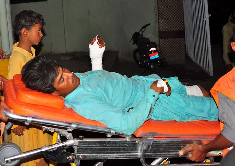 People Shift Injured Hospital Larkana After Editorial Stock Photo ...