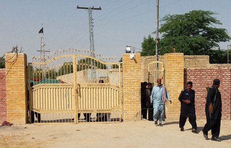 Pakistani Security Officials Stand Guard Entrance Editorial Stock Photo ...