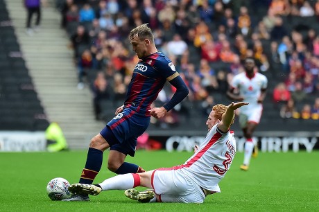 Milton Keynes Dons Defender Dean Lewington Editorial Stock Photo ...