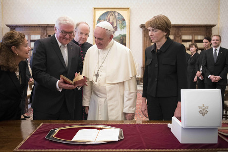 German President Frankwalter Steinmeier Pope Francis Editorial Stock ...