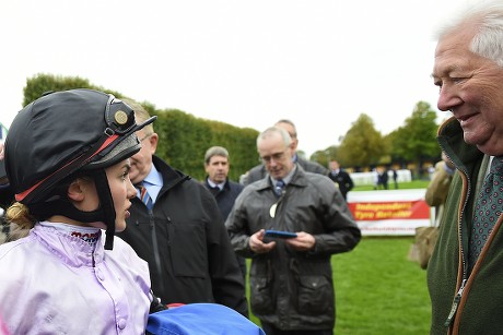 Jockey Megan Nicholls Speaks Connection Moabit Editorial Stock Photo - Stock Image | Shutterstock