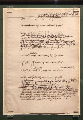 Handwritten Letter By Henry Viii Editorial Stock Photo - Stock Image ...