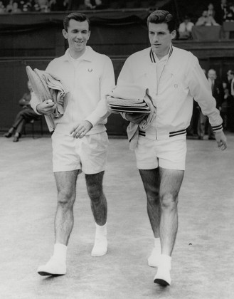 Australian Tennis Players Mervyn Rose Ashley Editorial Stock Photo ...