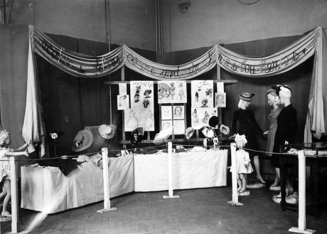 Milliner Hat Makers Fashion Stand Displaying Editorial Stock Photo ...