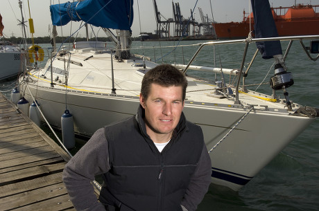 Yachtman Will Sayer His Yacht Marchwood Editorial Stock Photo - Stock ...
