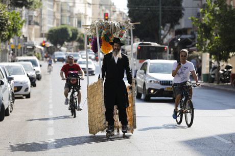 Ultraorthodox Jewish Shai Shuruk On Roller Editorial Stock Photo ...