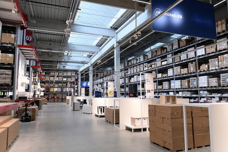 Interior View Selfservice Hall Ikea Store Editorial Stock Photo - Stock ...