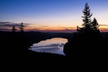 Lake Joux Lac De Joux Pictured Editorial Stock Photo - Stock Image ...