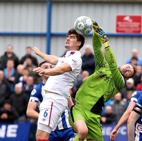 Coleraine Vs Linfield Coleraines Goal Keeper Editorial Stock Photo ...