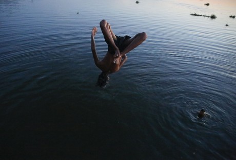 Myanmar Boys Enjoy Water They Play Editorial Stock Photo - Stock Image ...