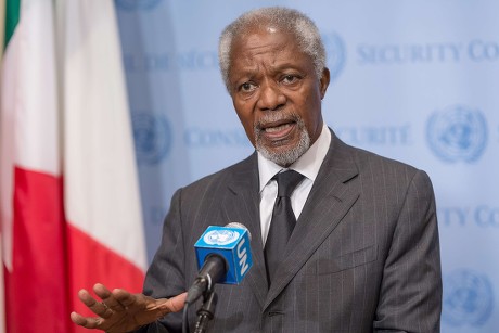 Former United Nations Secretarygeneral Kofi Annan Editorial Stock Photo ...