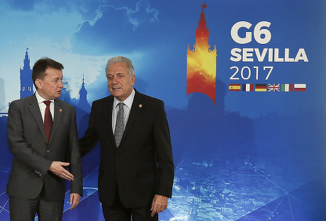 __COUNT__ Meeting of G6 Home Ministers in Seville, Spain - 16 Oct 2017 ...