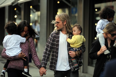Zoe Saldana Marco Perego Children Cy Editorial Stock Photo - Stock ...