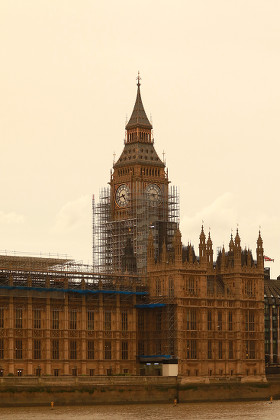 Elizabeth Tower Which Houses Big Ben Editorial Stock Photo - Stock ...