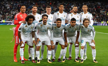 Real Madrid Starting Xi Line Before Editorial Stock Photo - Stock Image ...