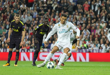 Real Portuguese Forward Cristiano Ronaldo Scoring Editorial Stock Photo ...