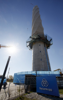 View German Thyssenkrupp Elevator Testing Tower Editorial Stock Photo ...
