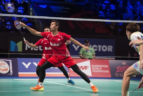 Danish Open badminton tournament, Odense, Denmark - 18 Oct 2017 Stock ...