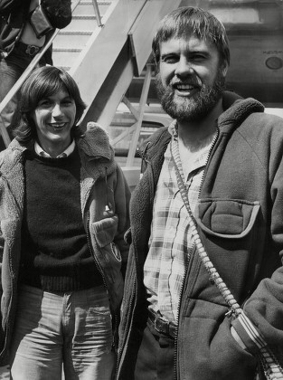 Disabled Mountaineer Norman Croucher Arriving Heathrow Editorial Stock ...