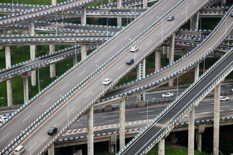 Huangjuewan Overpass Called Most Complicated Overpass Editorial Stock ...