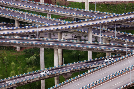 Huangjuewan Overpass Called Most Complicated Overpass Editorial Stock ...