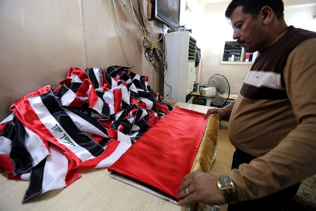 Iraqi Tailor Works On Iraqi National Editorial Stock Photo - Stock ...