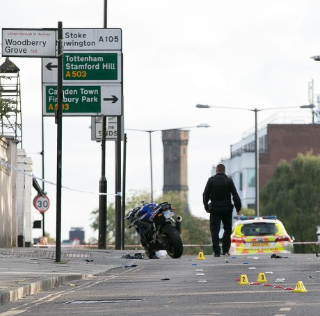 Police On Scene After Fatal Road Editorial Stock Photo - Stock Image ...