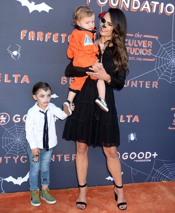 Jordana Brewster Kids Julian Formbrewster Rowan Editorial Stock Photo ...