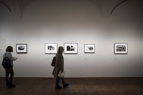 Visitors Walk Through Exhibition Robert Frank Editorial Stock Photo ...