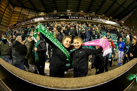 Young Hibernian Fans Famous Five Stand Editorial Stock Photo - Stock ...