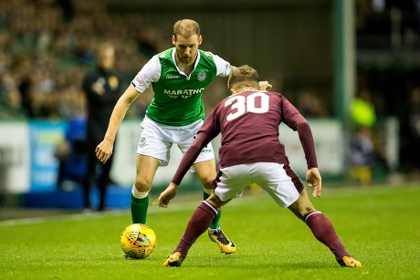 Hibernian Forward Martin Boyle 17 Takes Editorial Stock Photo - Stock ...