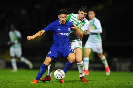 Jake Gray Yeovil Town Battles Ball Editorial Stock Photo - Stock Image ...