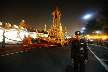 Thai Police Officer Stands Guard Army Editorial Stock Photo - Stock ...