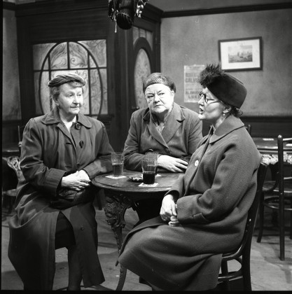 Margot Bryant Minnie Caldwell Violet Carson Editorial Stock Photo ...