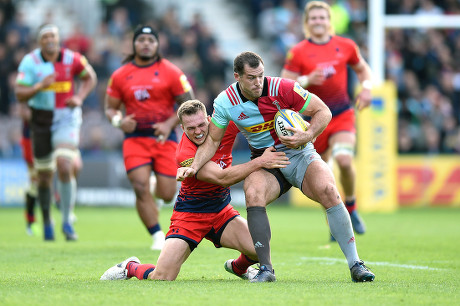 Tim Visser Harlequins Tackled Editorial Stock Photo - Stock Image ...