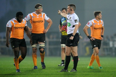 Zebre Vs Toyota Cheetahs Referee Dan Editorial Stock Photo - Stock ...