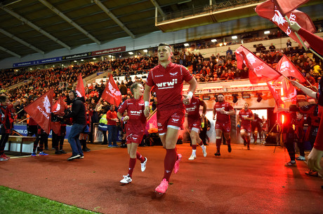Scott Williams Scarlets Leads Out His Editorial Stock Photo - Stock ...