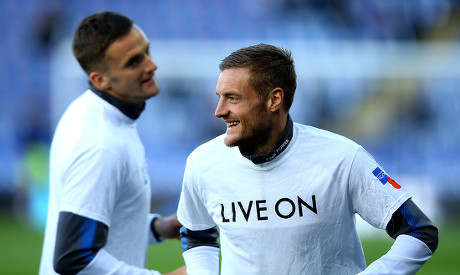 Jamie Vardy Leicester City Smiles Editorial Stock Photo - Stock Image ...