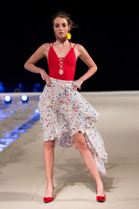 Model On Catwalk Aurelia Gil Show Editorial Stock Photo - Stock Image ...