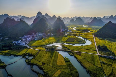 9 Autumn Scenery of Chongzuo, China - 30 Oct 2017 Stock Pictures ...