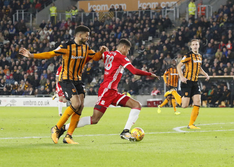 Ashley Fletcher Middlesbrough Fouled By Michael Editorial Stock Photo ...