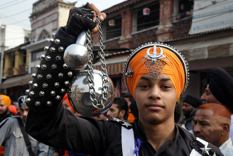 Indian Sikh Boy Poses Before Performing Editorial Stock Photo - Stock ...