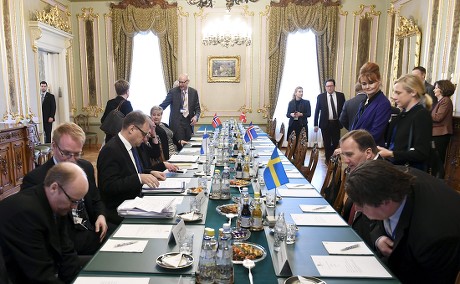 Nordic Leaders During Meeting Nordic Councils Editorial Stock Photo ...