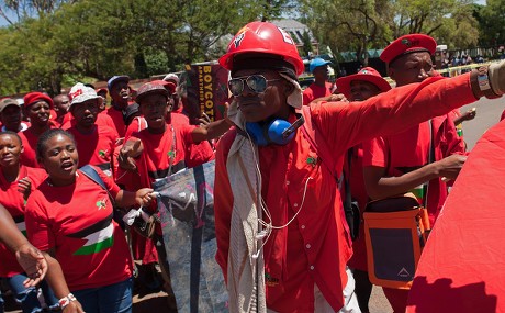 EFF march in protest against Balfour Declaration, Pretoria, South ...