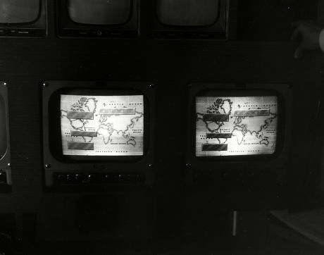 Telstar Tv First Transmission Between America Editorial Stock Photo ...