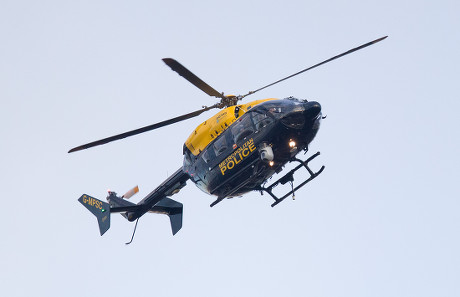 Metropolitan Police Helicopter Ccv Cameras Hovers Editorial Stock Photo ...