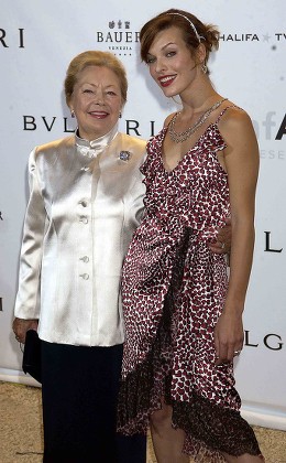 Dr Mathilde Krim Milla Jovovich Editorial Stock Photo - Stock Image ...