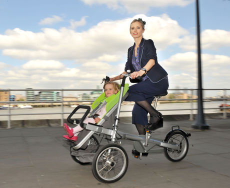Laura Bailey Tries Out Bike 5yearold Editorial Stock Photo - Stock ...