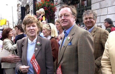 Patti Palmer Tomkinson Her Husband Charles Editorial Stock Photo ...