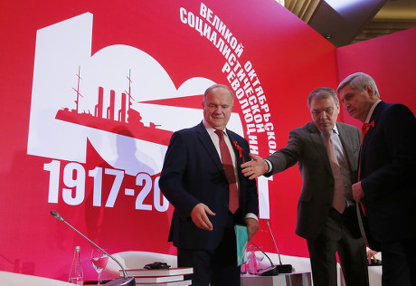 Gennady Zyuganov Leonid Kalashnikov Ivan Melnikov Editorial Stock Photo ...